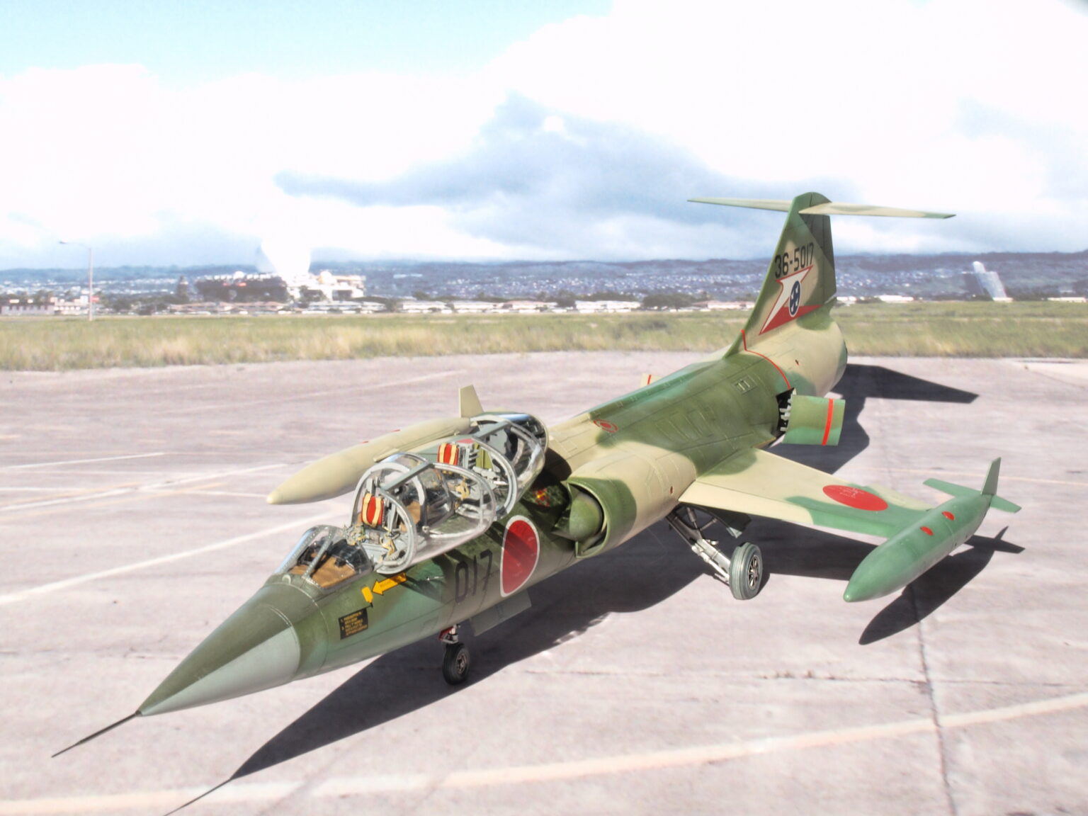 森林迷彩の空自マルヨン／F-104DJ（2022年） | 模型工房 宜楽