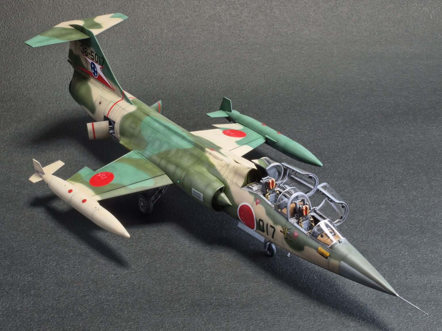 森林迷彩の空自マルヨン／F-104DJ（2022年） | 模型工房 宜楽